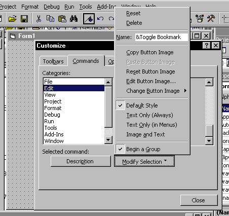 Chapter 1 -- Whatís New In Visual Basic 5.0